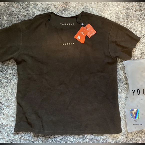YoungLA | Shirts | Youngla Immortal T Shirt Reversible Brown 455 New ...